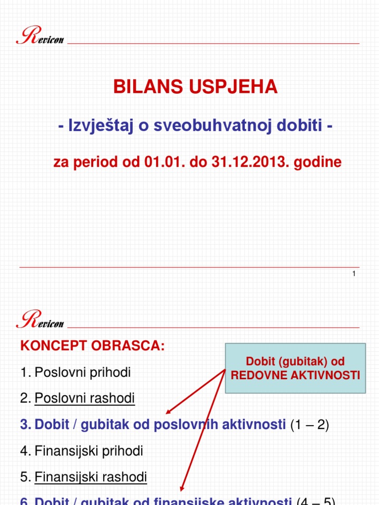 04 Bilans Uspjeha PDF | PDF