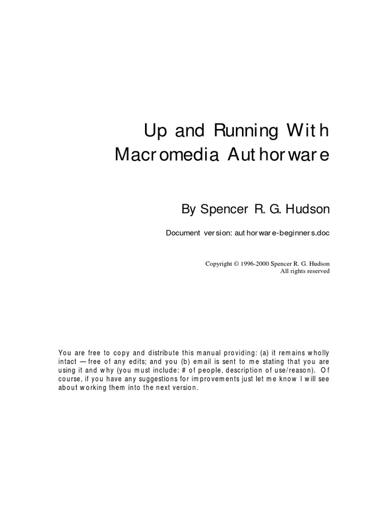 Authorware 4 Beginners | PDF | Icon (Computing) | Double Click