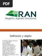 Funciones y Trámites del RAN en México | PDF | Reforma agraria | Regulación