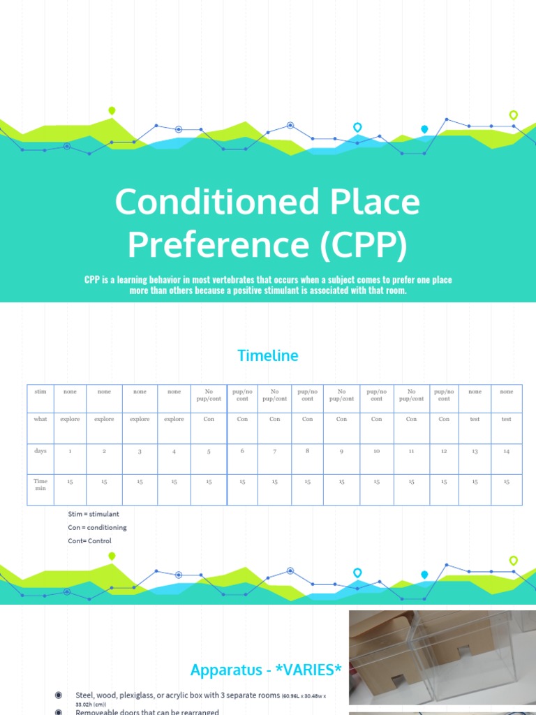 Conditioned Place Preference (CPP) | PDF | Neuroscience | Nervous System