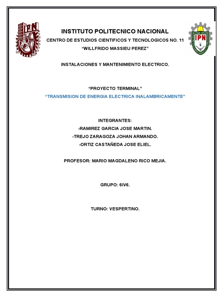 Proyecto Terminal | PDF | Corriente eléctrica | Láser