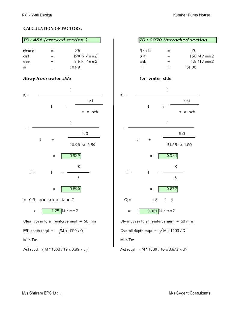 Cantilever RCC Wall | PDF | Mechanical Engineering | Civil Engineering