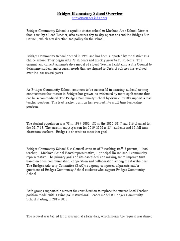 Background Information | PDF | Teachers | School Counselor