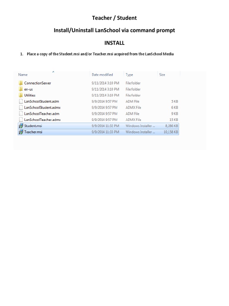 Install Uninstall Cmd 