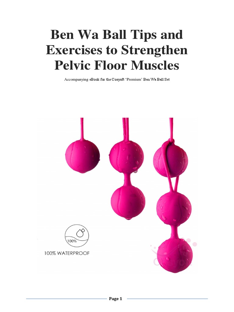 Ben Wa Balls: Tips & Exercises Guide | PDF | Human Reproduction ...