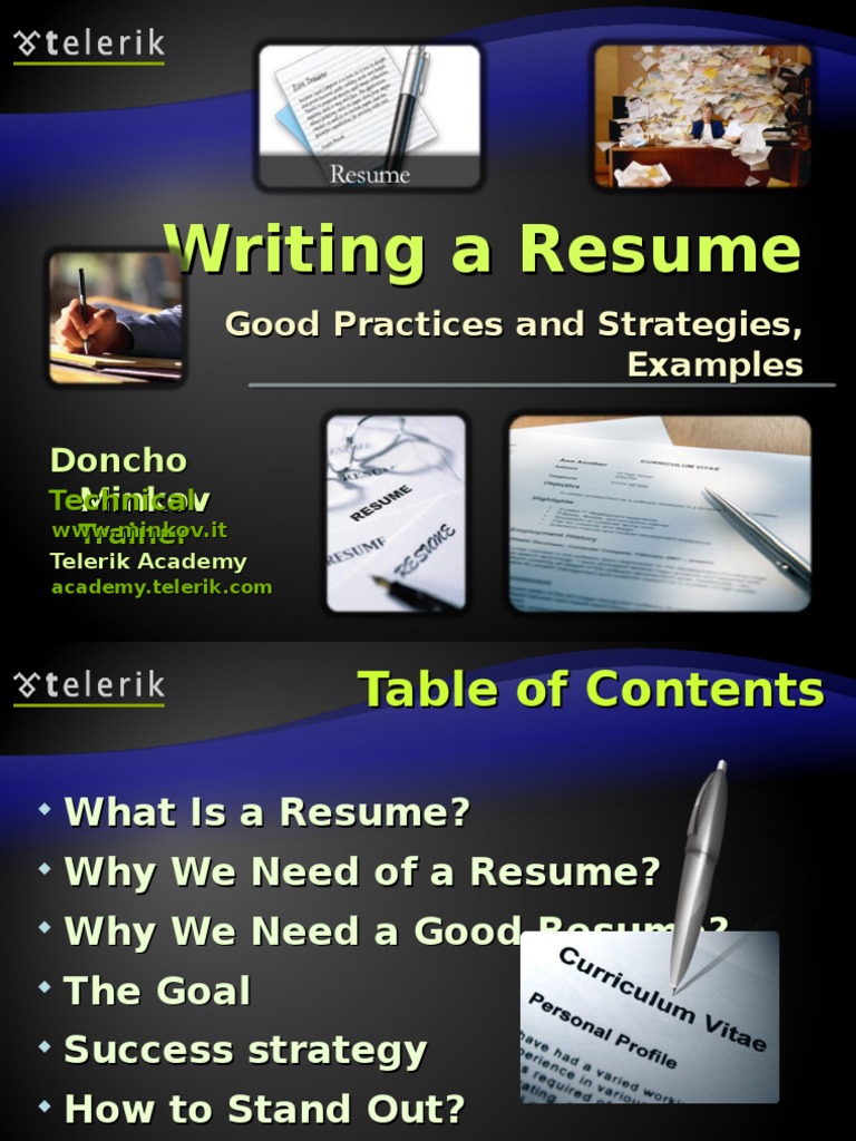 2 Writing A Resume 120112050916 Phpapp01 | PDF | Résumé | Communication