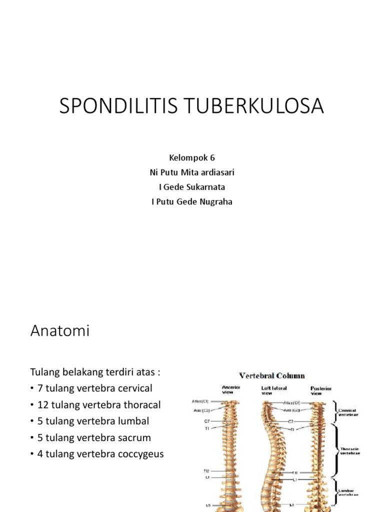 Spondilitis TB Fix | PDF