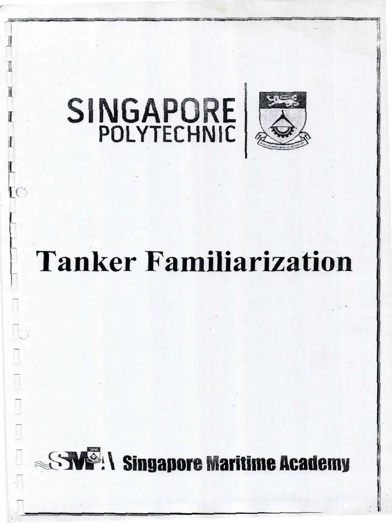SMA Tanker Familiarization | PDF | Atoms | Chemical Elements