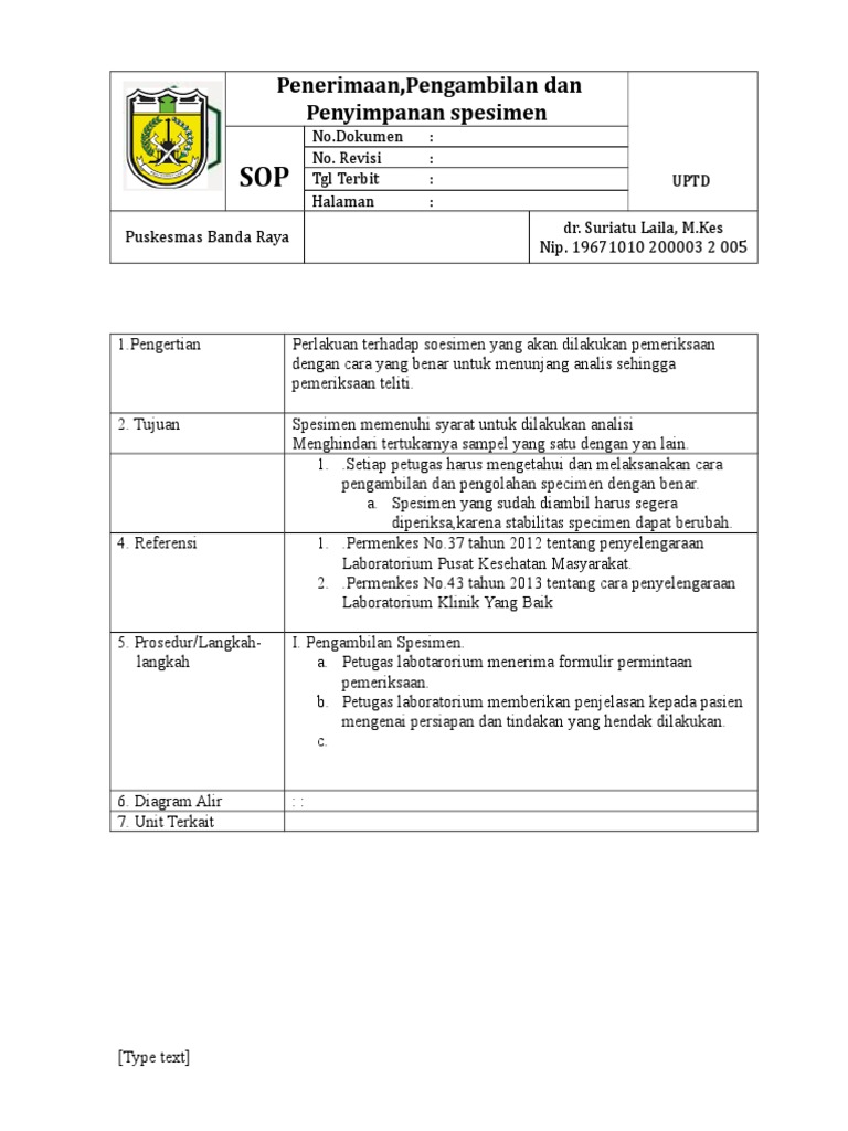Format Spo Sop | PDF