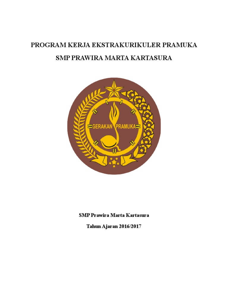Program Kerja Pramuka SMP Prama | PDF