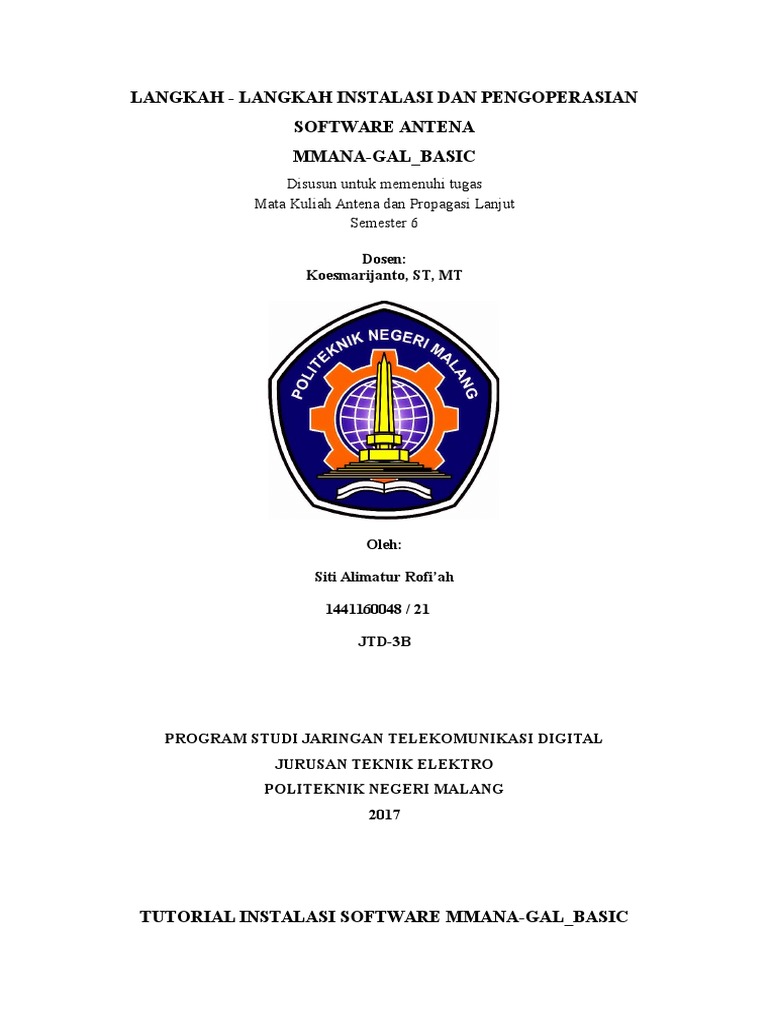 Panduan Instalasi MMANA-GAL_BASIC | PDF