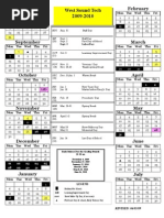 2009-2010 School Year Calendar | PDF