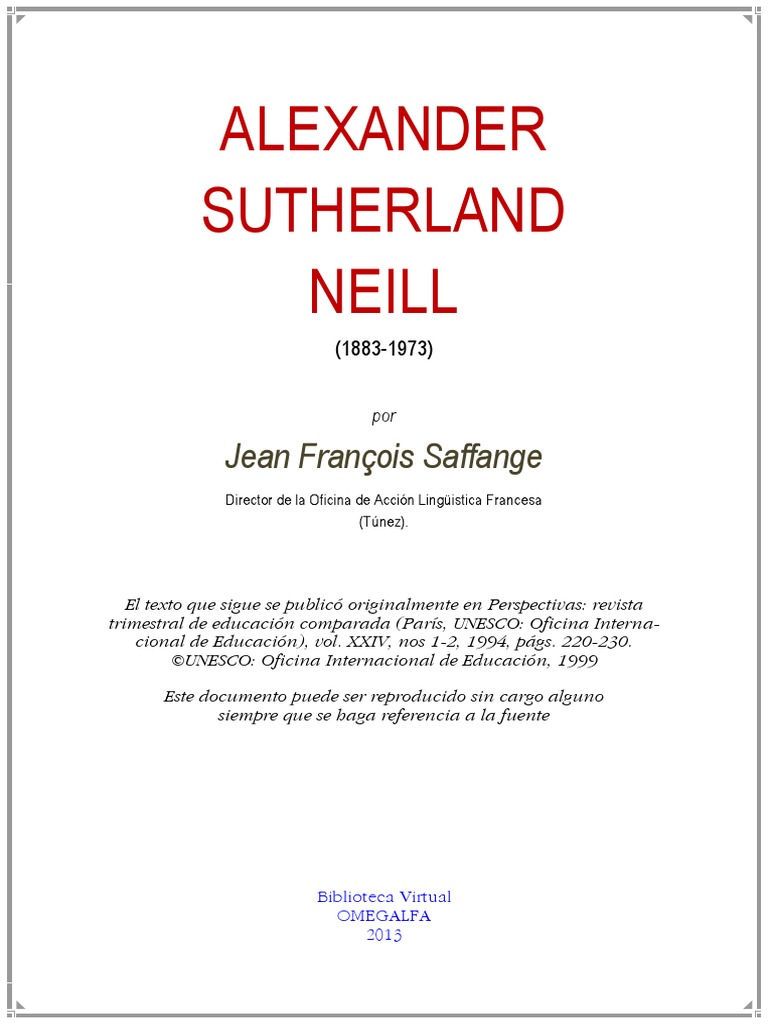 alexander-sutherland-neill.pdf | Psicoanálisis | Libido