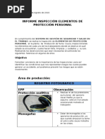 Informe Técnico sobre EPP en Logística | PDF