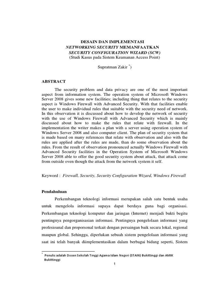 Security Configuration Wizard Pdf