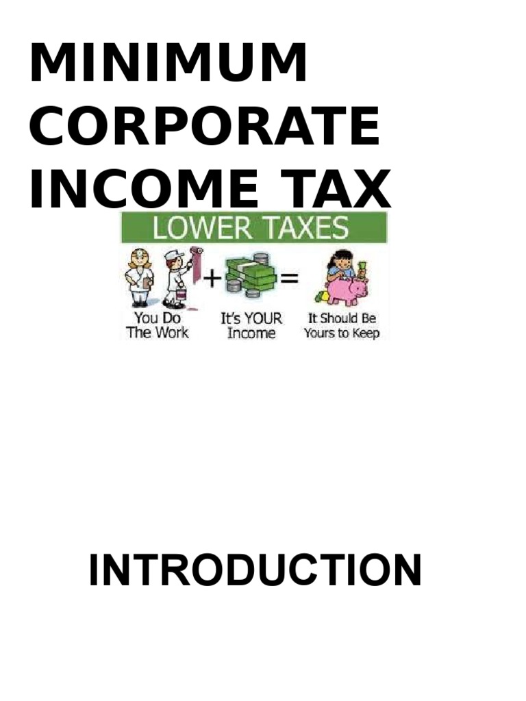 MCIT Report | Corporate Tax | Income Tax
