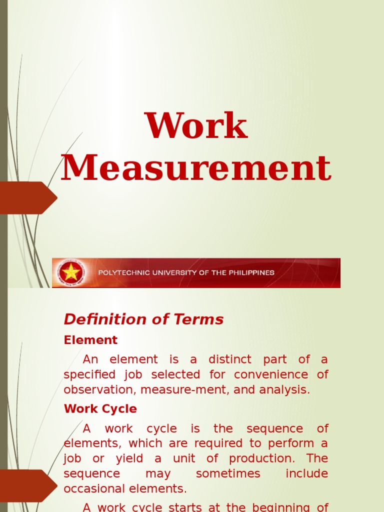 Work Measurement 2 | PDF | Sample Size Determination | Accuracy And ...