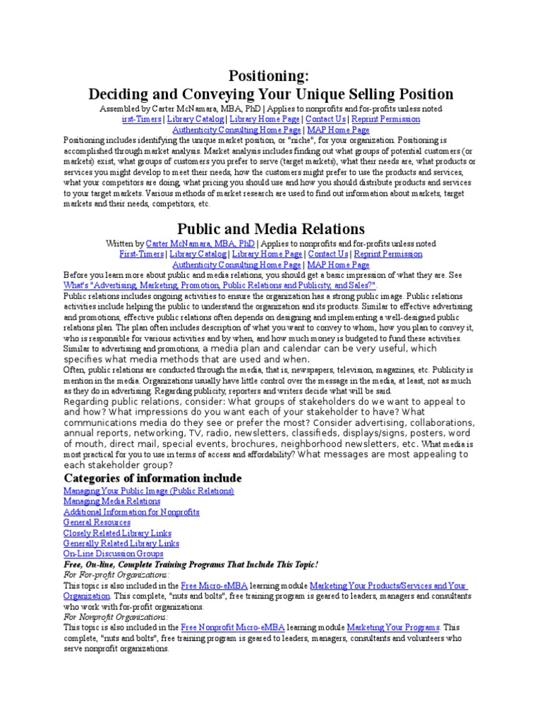 Navigating Public Perception: A Guide to Effective Public Relations and Media Relations ...