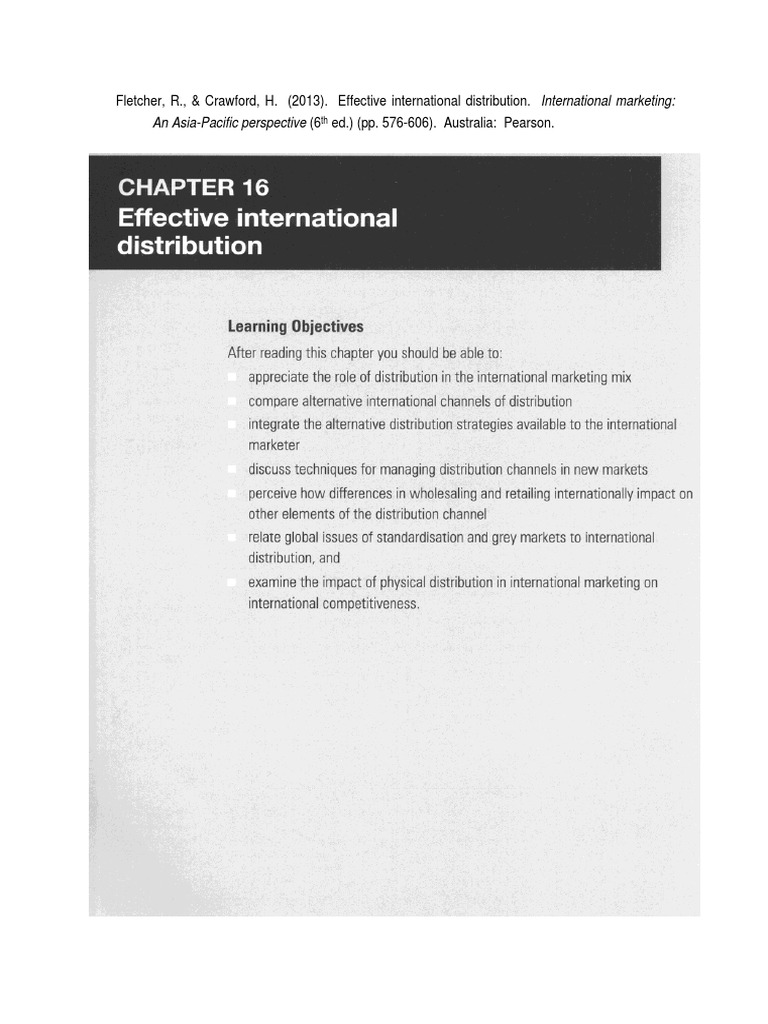 International Distribution Strategies Explained | PDF | Social Science ...