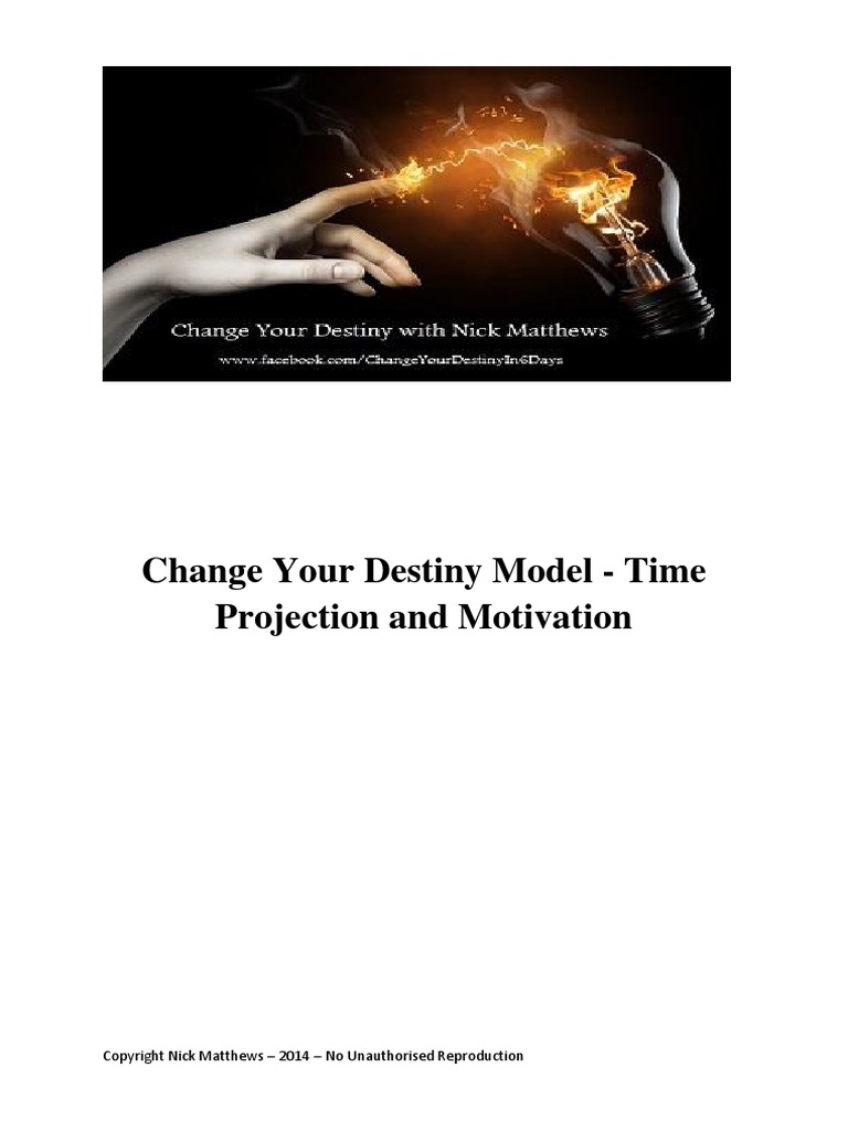 Time Projection Model - Nick Matthews | PDF | Cognitive Behavioral ...