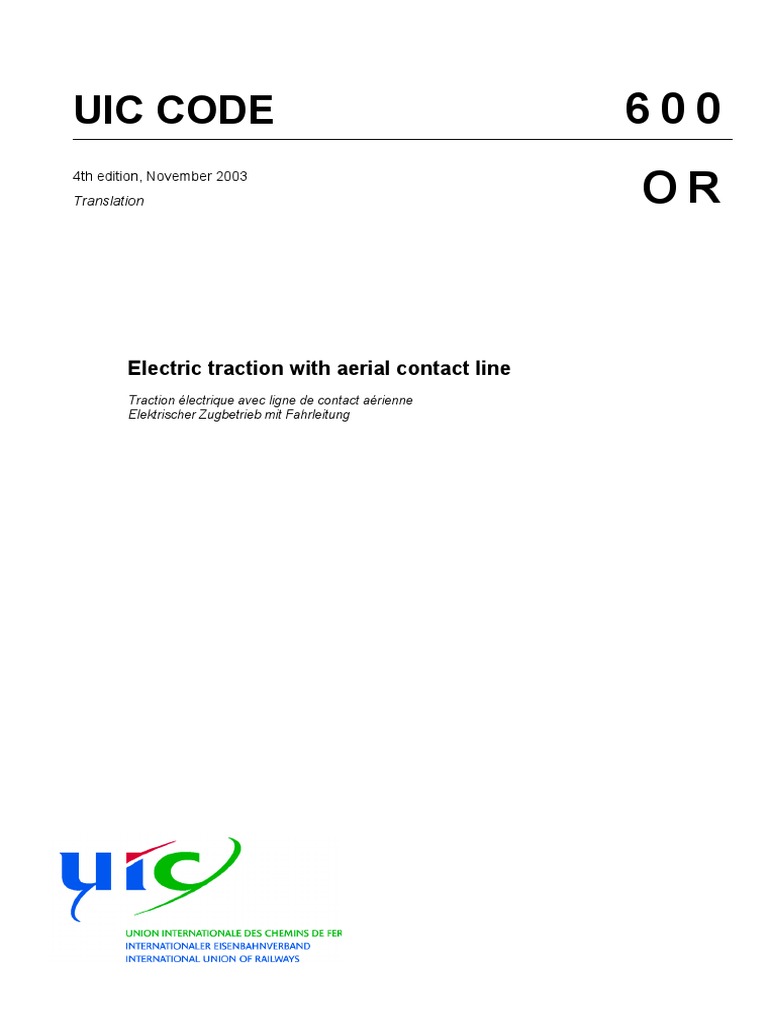 Electric Traction Regulations Overview | PDF | Rail Transport | Rail ...