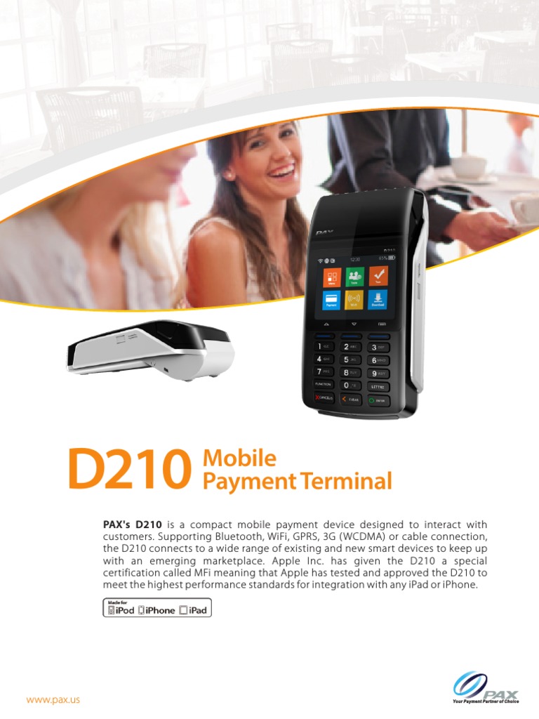 EDC Pax D210 Sheet Brosur | PDF | Electronic Engineering | Computer ...