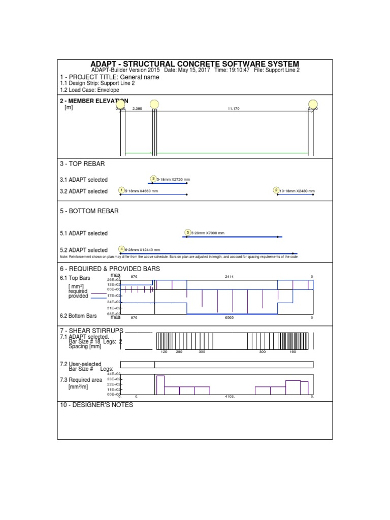 Adapt - Structural Concrete Software System: 1 - PROJECT TITLE: General ...