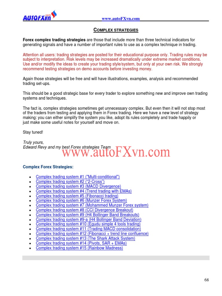 Trading Strategies Complex PDF | PDF | Financial Markets | Technical ...
