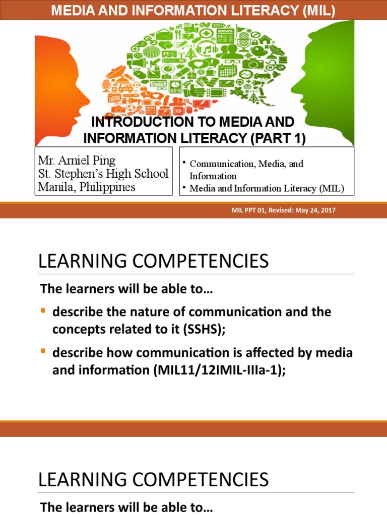 1.MIL 1. Introduction To MIL (Part 1) - Communication, Media ...