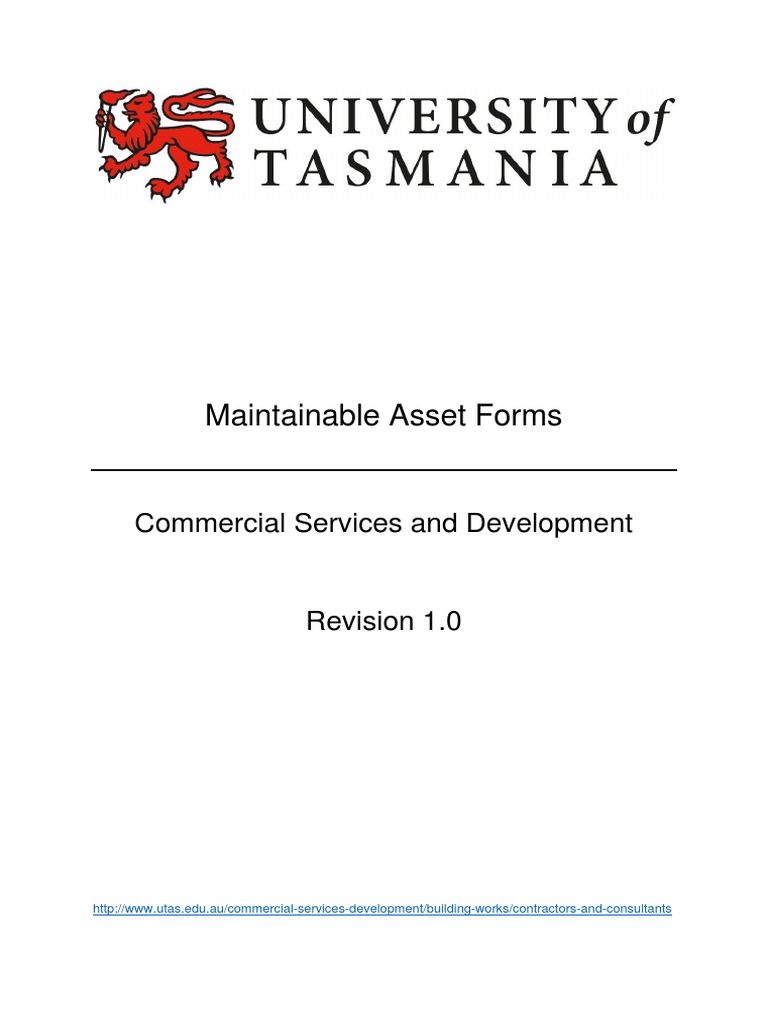 Maintainable Asset Forms Guide | PDF | Electrical Substation | Waste ...