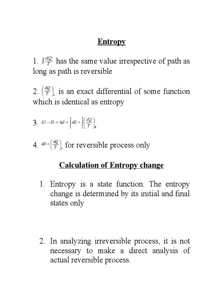 Entropy | PDF | Entropy | Heat