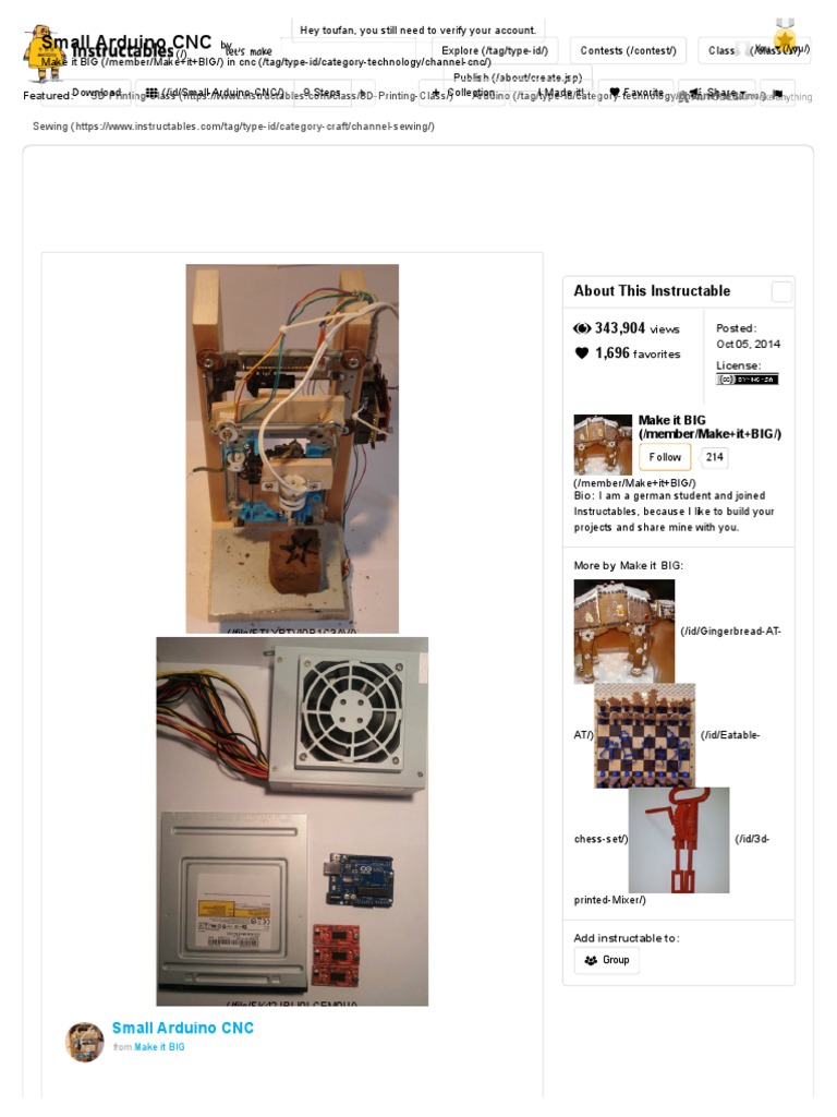 Small Arduino CNC - All | PDF | Numerical Control | Adhesive