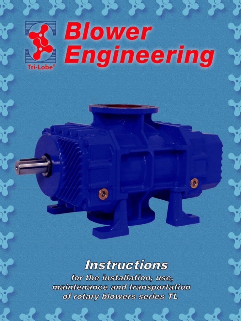Blower Manual | PDF | Belt (Mechanical) | Valve