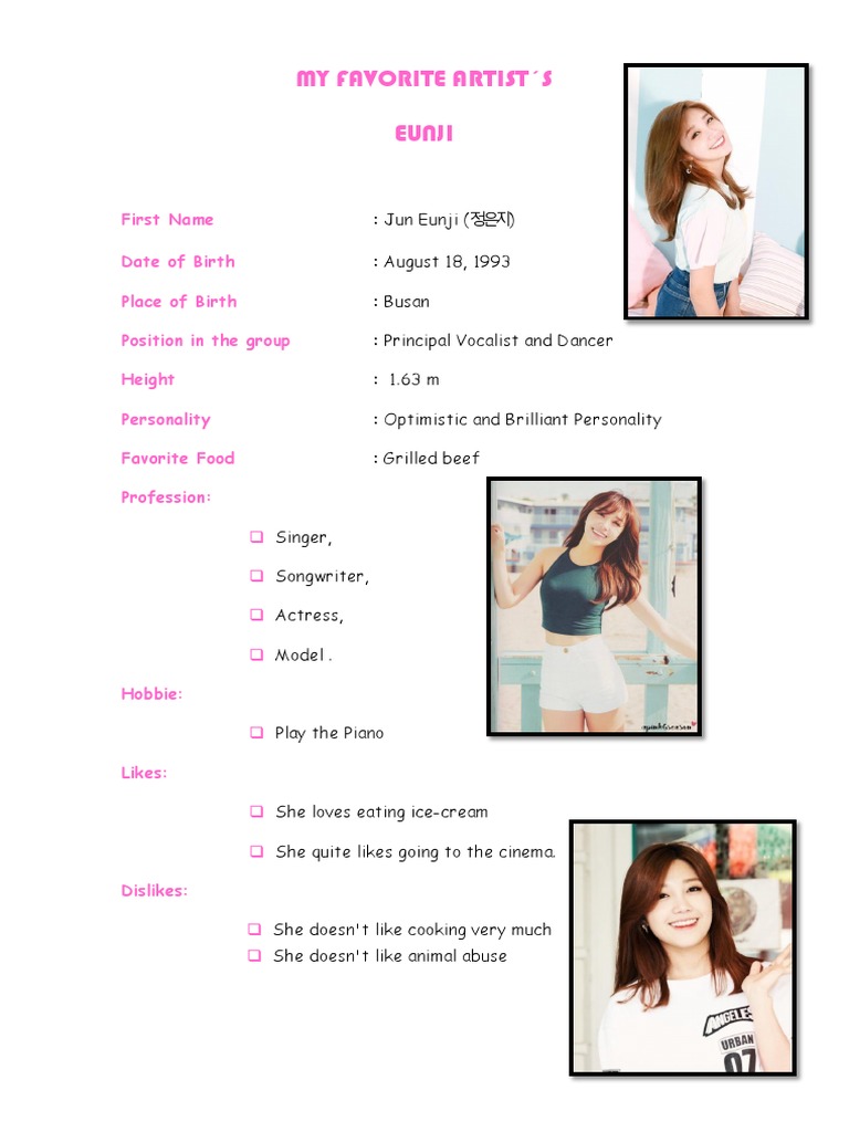 My Favorite Artist | PDF