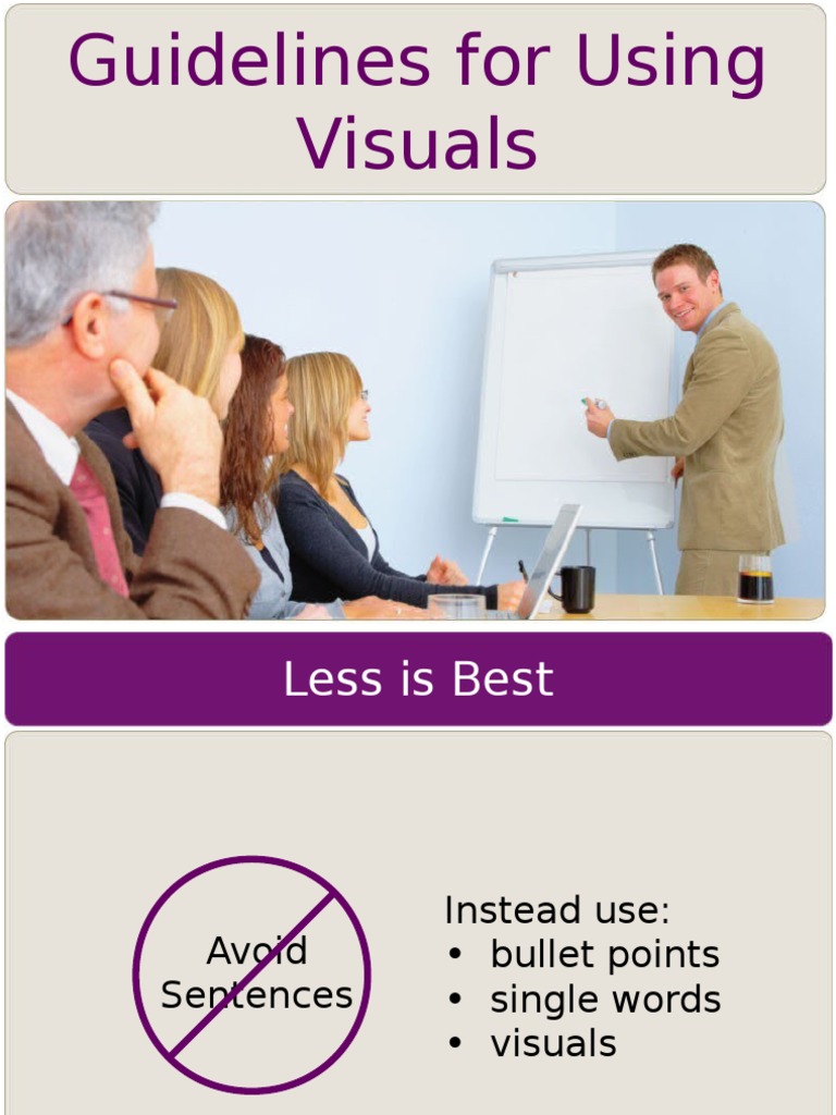 Guidelines For Using Visuals | PDF | Typefaces | Color