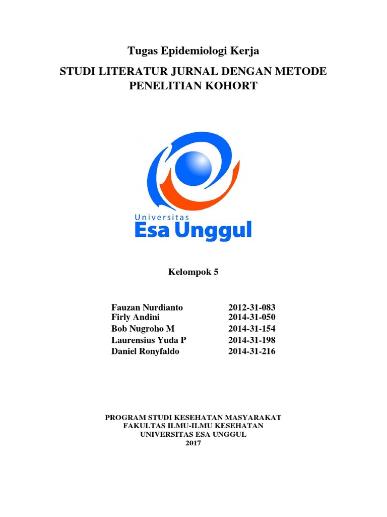Makalah Studi Kohort | PDF