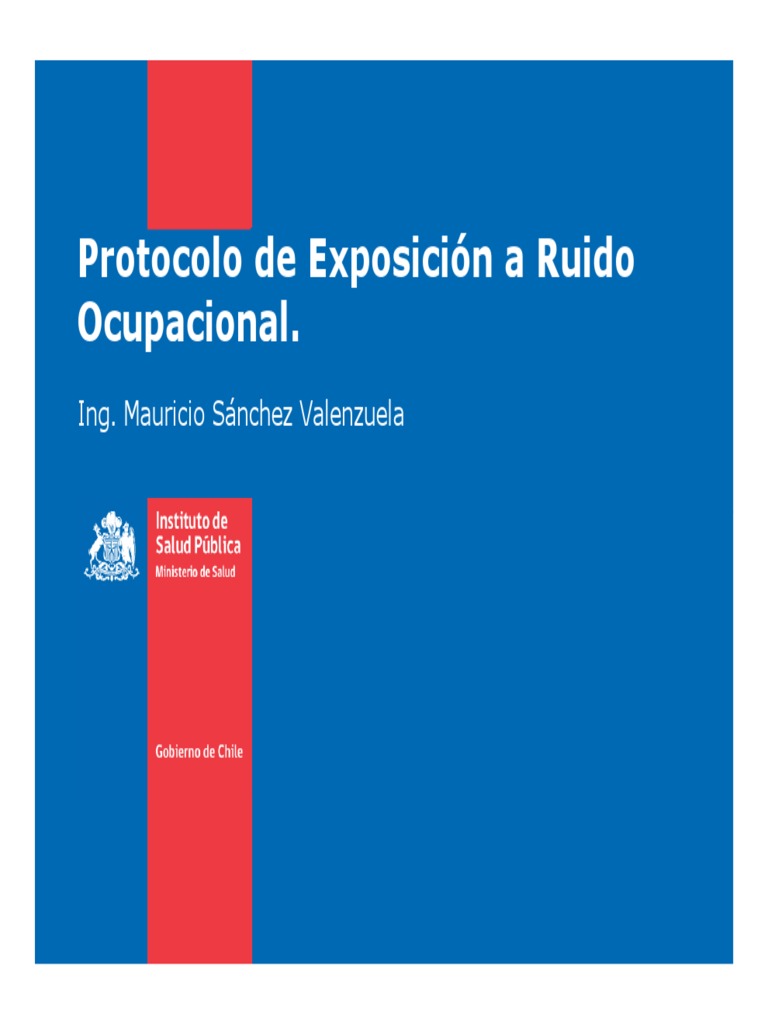 Protocolo de Exposición A Ruido Ocupacional PREXOR IPS1 PDF | PDF ...