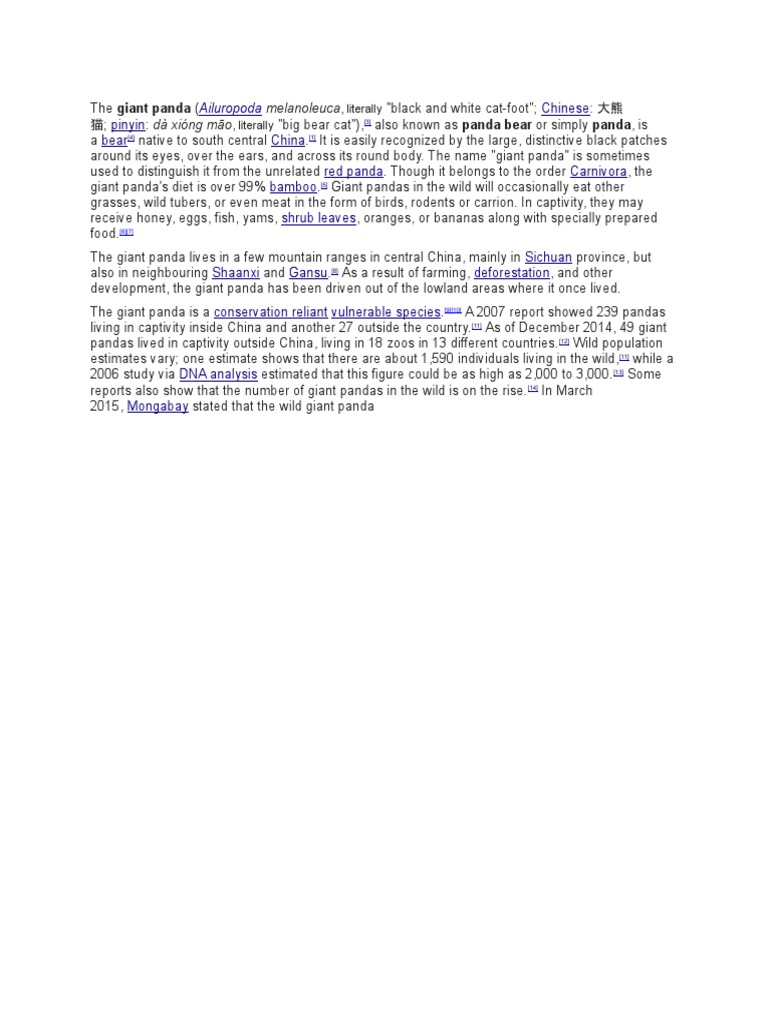 Panda Test 1 Review | PDF