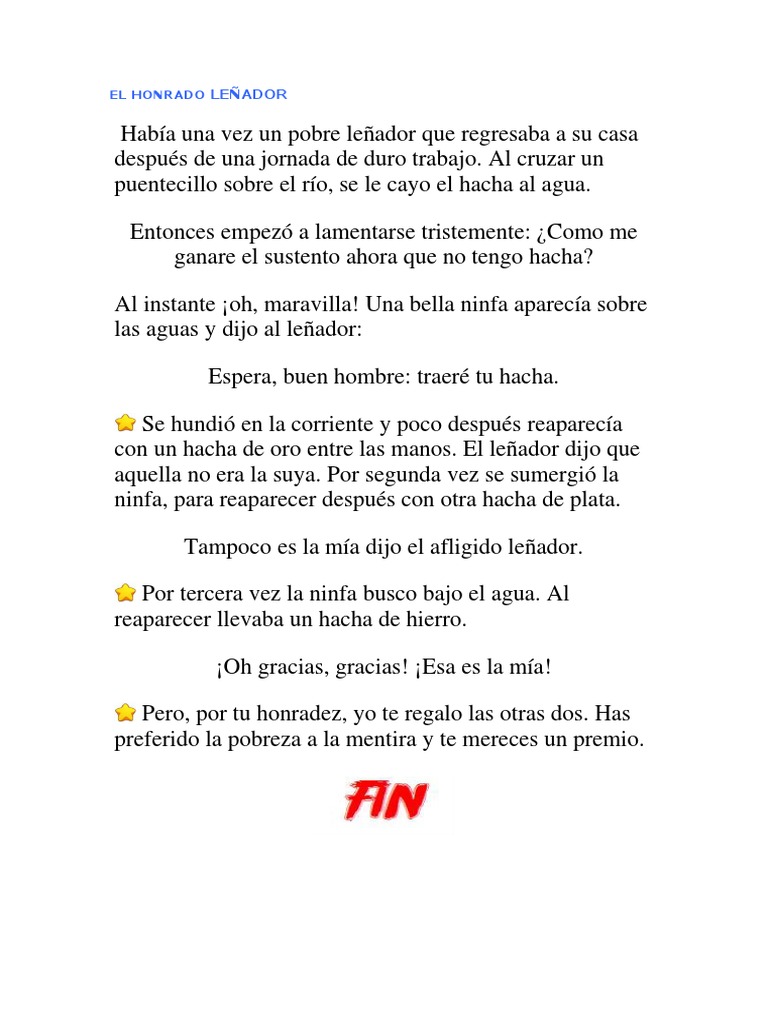 El Honrado Leñador | PDF | Ocio