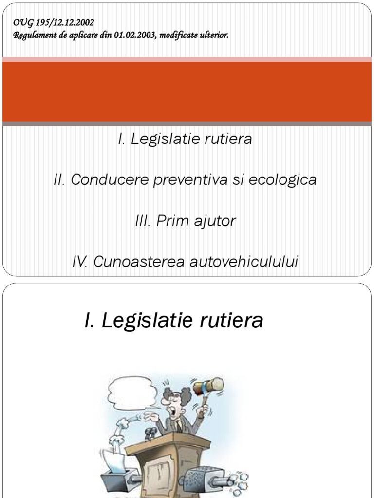 Legislatie Rutiera Curs