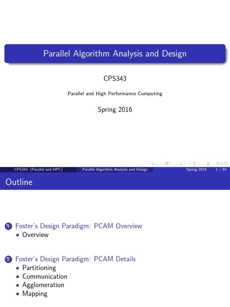 Parallel Alg Design | Download Free PDF | Parallel Computing | Supercomputer