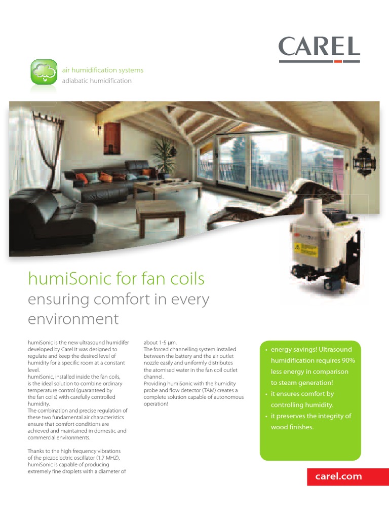 Air Humidification Systems | PDF | Mechanical Fan | Humidity