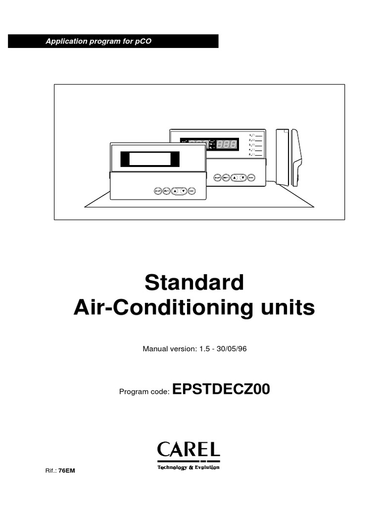 Application Program For PCO | PDF | Power Supply | Hvac
