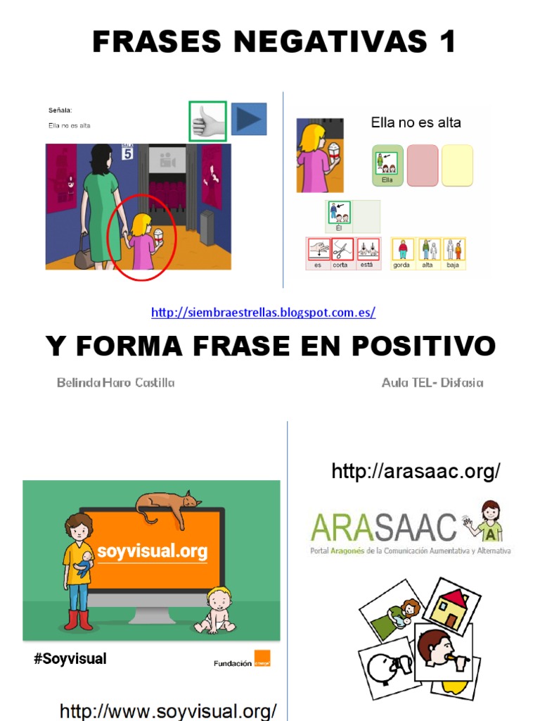 Frases Negativas y Su Reformulación | PDF