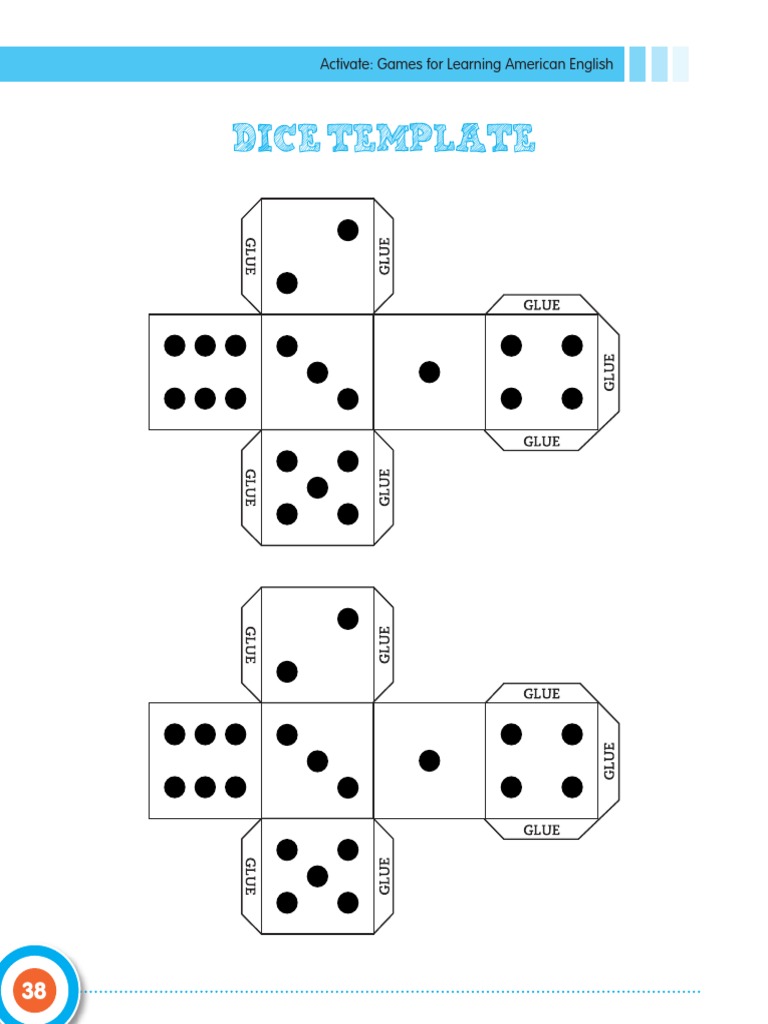 Dice Template PDF | PDF