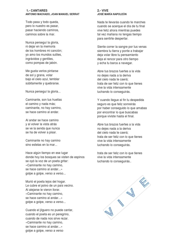 Letra Vive