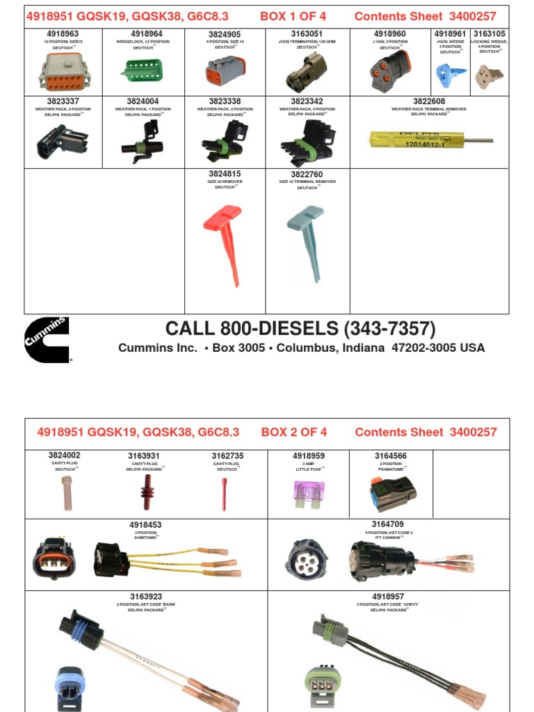 Conectores Eletricos Cummins | PDF