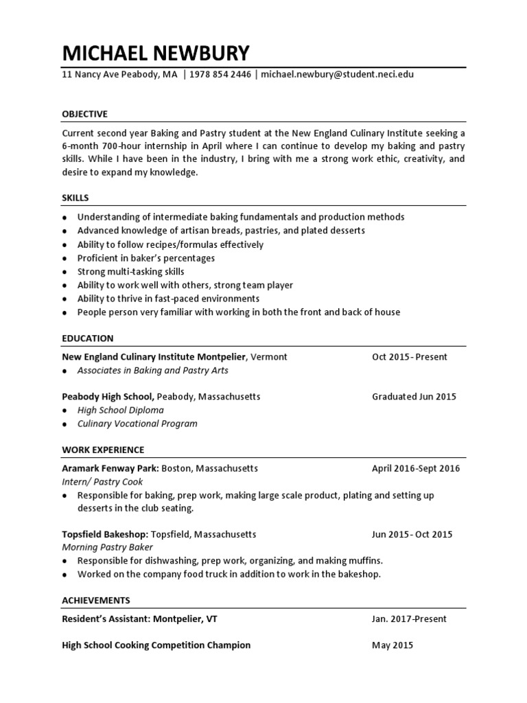 Resume Mod 4 Michael Newbury 2 | PDF
