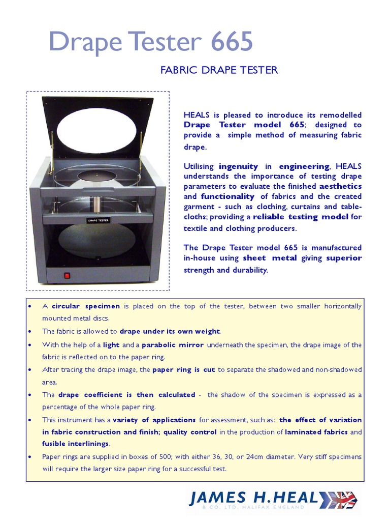 Drape Tester 665 | Curtain | Textiles