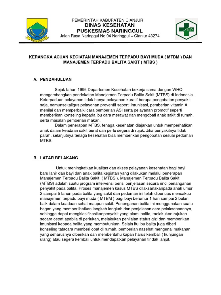 Kak MTBS | PDF
